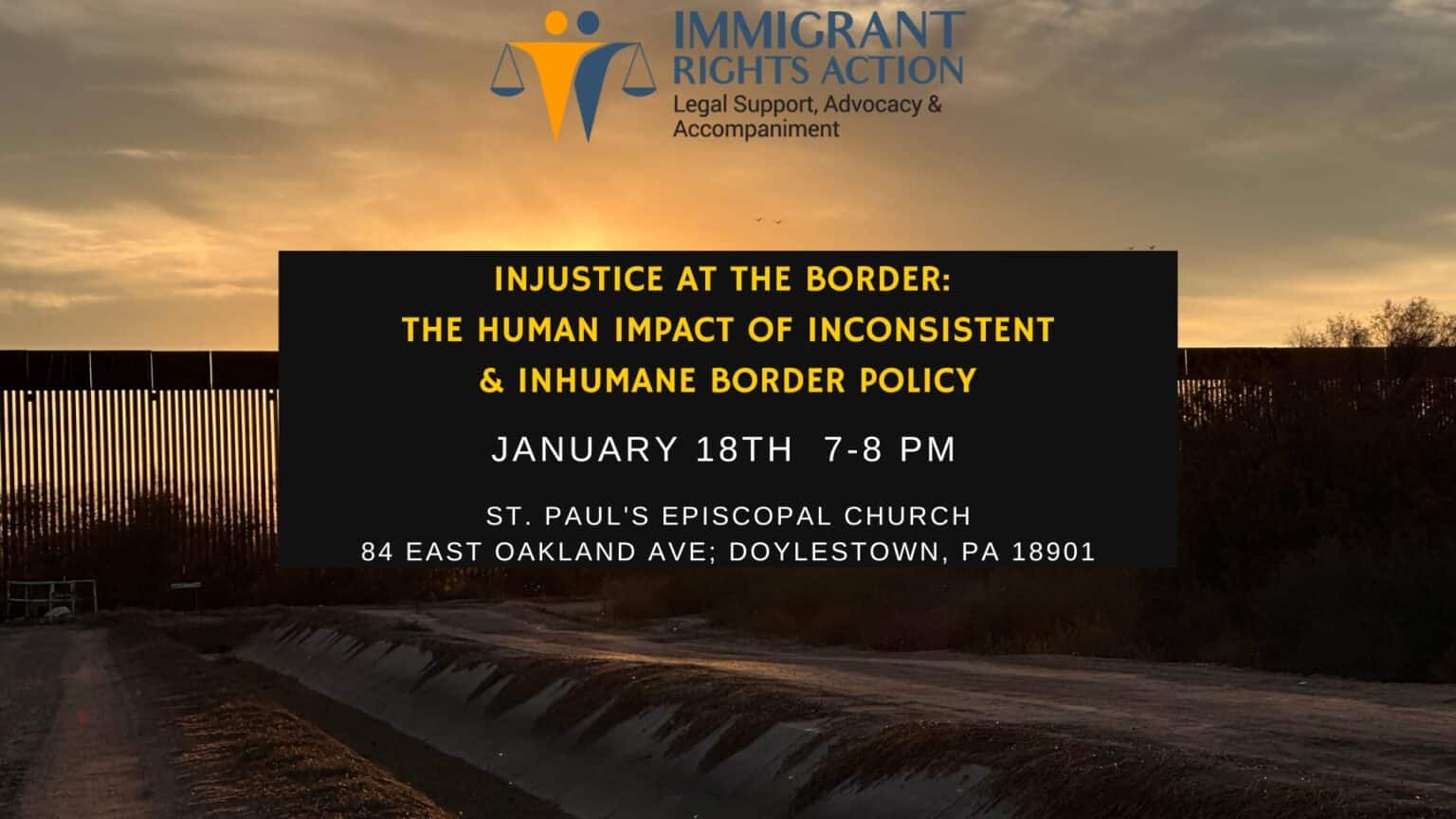 Immigrant Rights Action Hosts 'Injustice at the Border' Event - Bucks ...