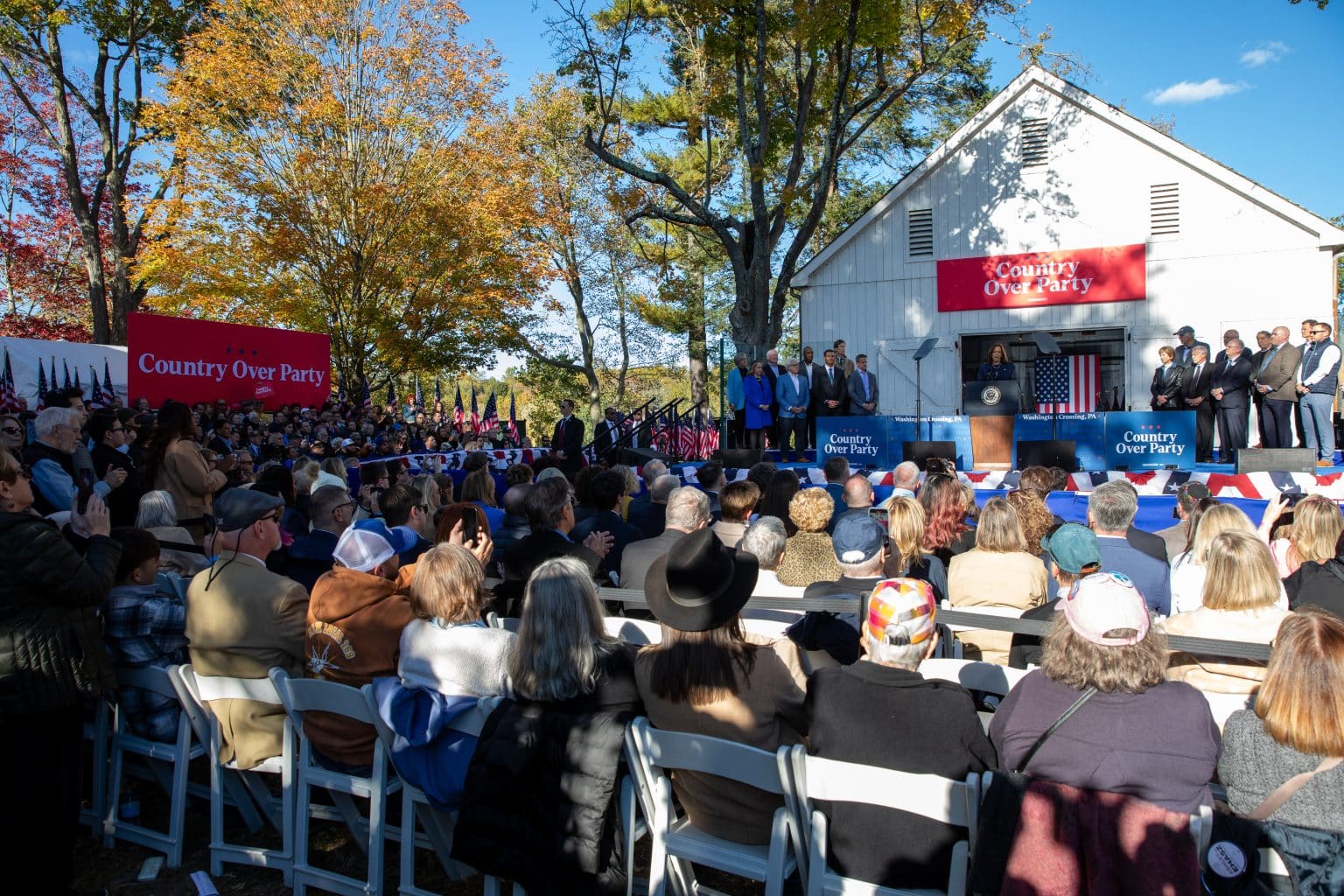 Photo Essay: Kamala Harris Rally in Bucks County Showcases Republican ...